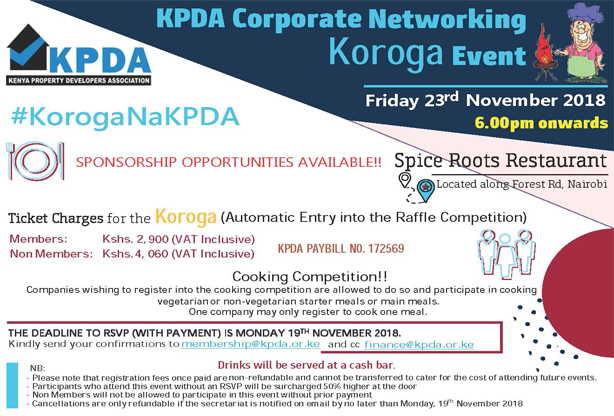 KPDA Upcoming Events – Kenya Property Developers Association