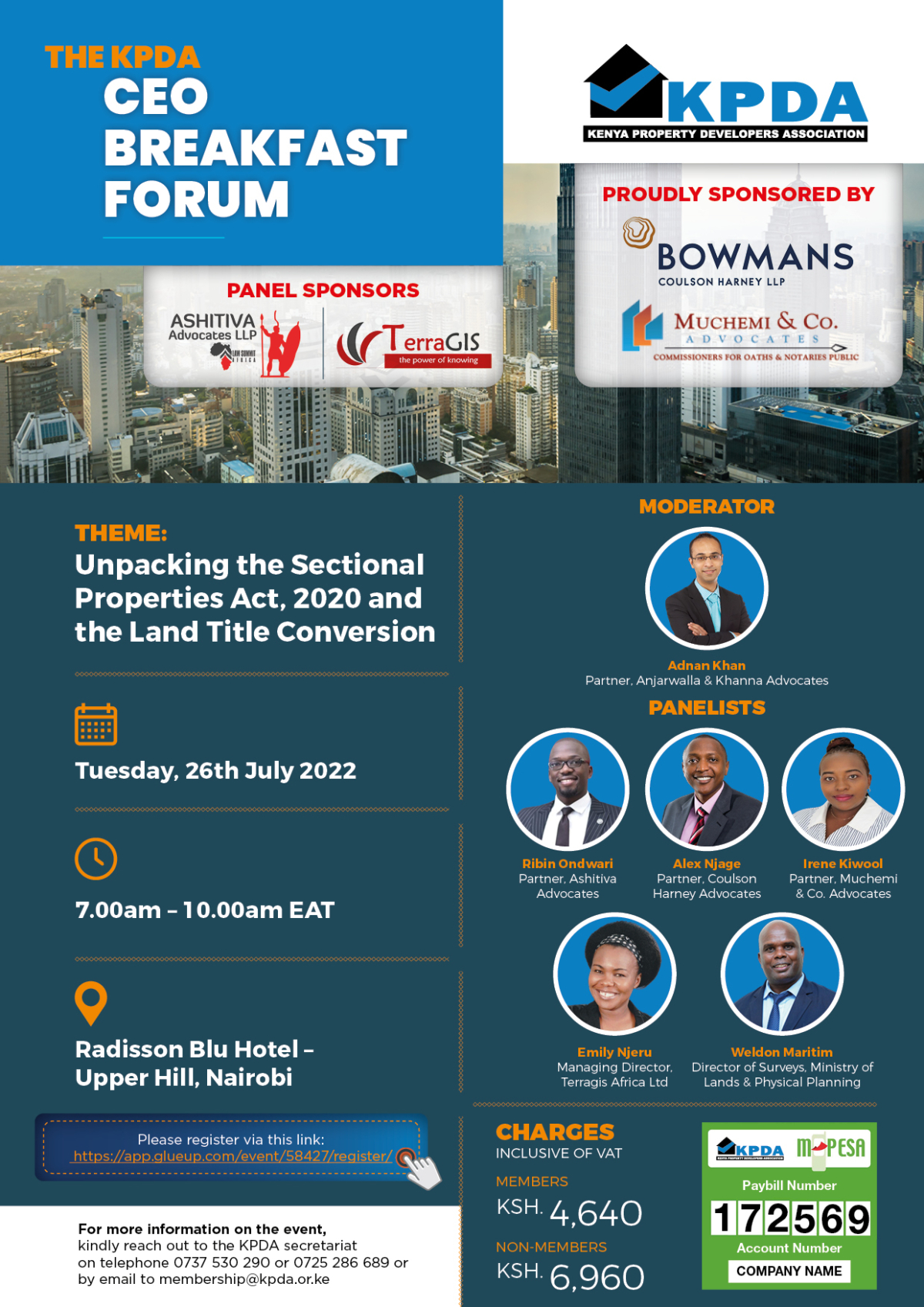 KPDA CEO Breakfast Forum, Tuesday 26th July 2022 – Kenya Property ...
